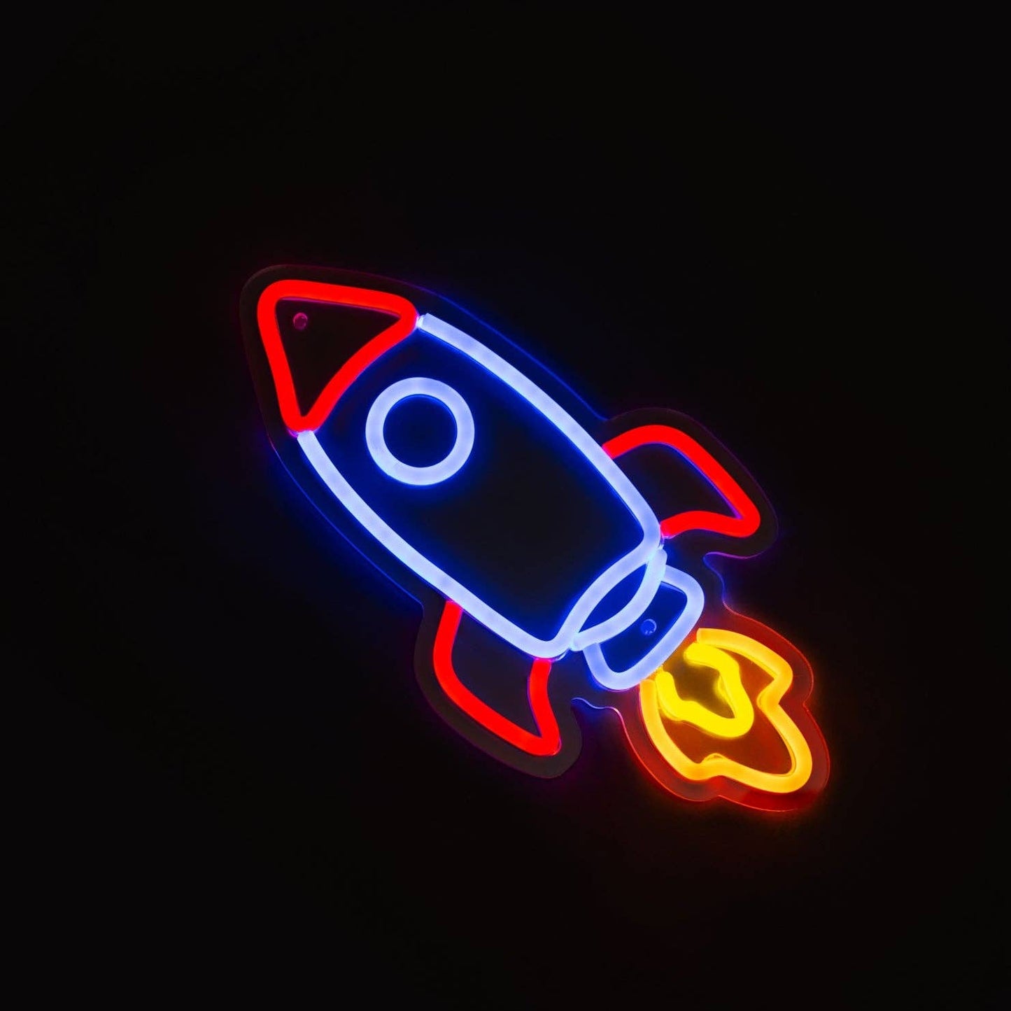 Rocket LED Neon Wall Sign – Skinny Pig Interiors