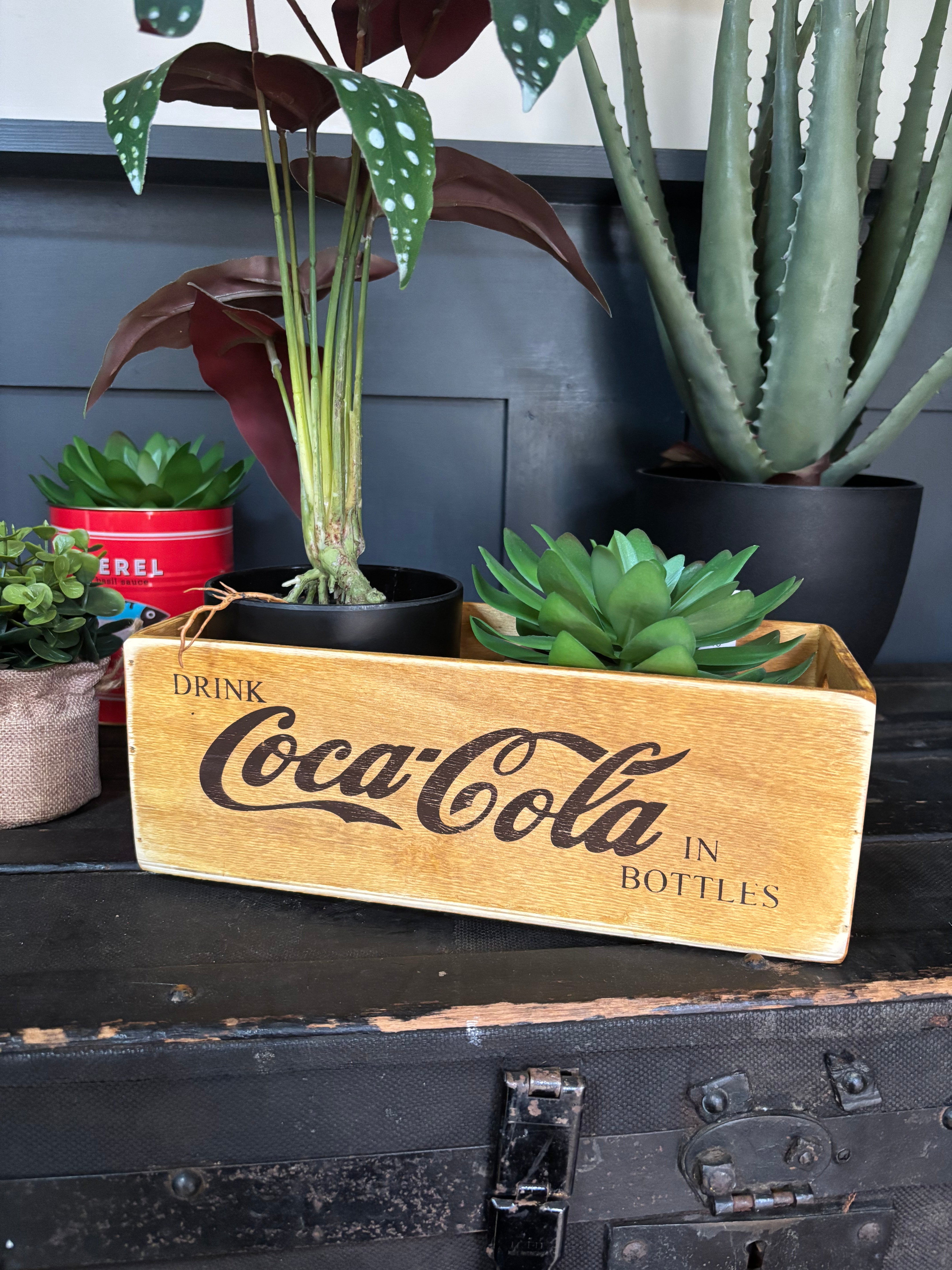 Wooden Box - Coca Cola – Skinny Pig Interiors